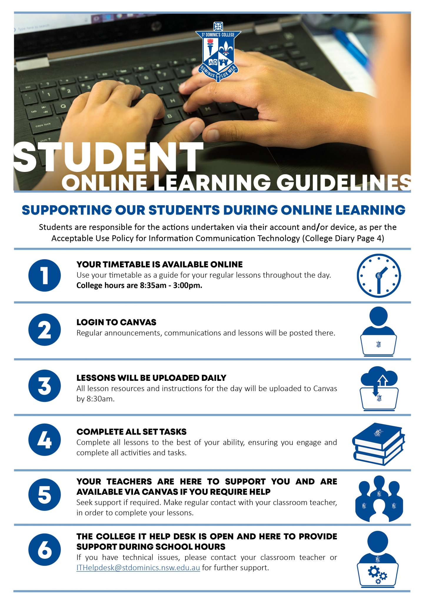 Online Learning Guideline for Students