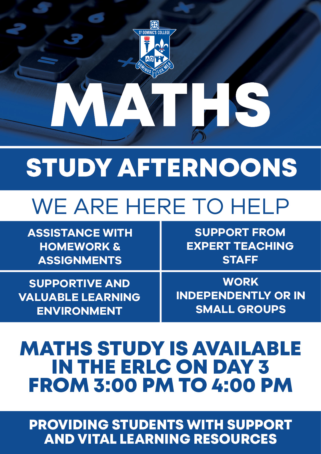 Student Study Support - Edmund Rice Learning Centre